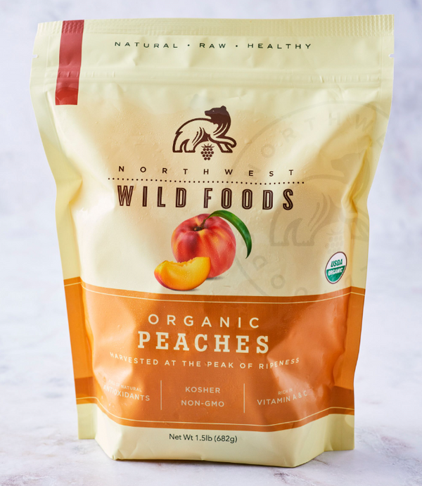 Fresh Frozen Organic Peaches