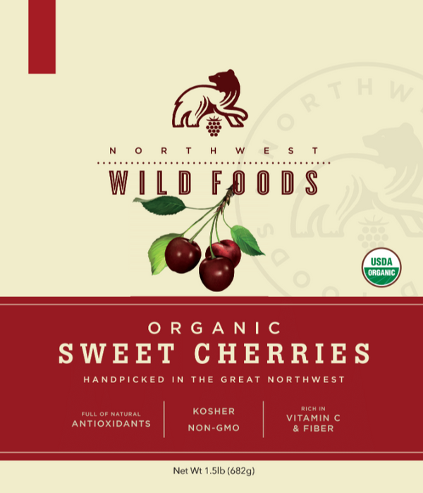 Fresh Frozen Organic Sweet Cherries