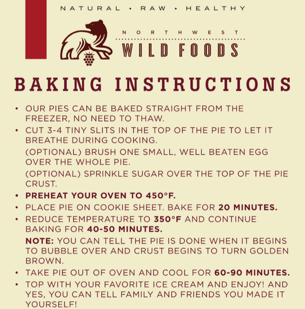 Wild Huckleberry Pie